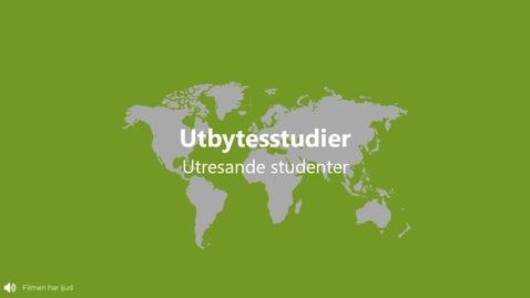 Utbytesstudier - LadokPlay